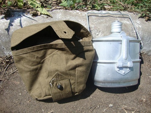Russian VDV Mess Kit Canteen Airborne Flask Soviet Army Kotelok w Pouch ...