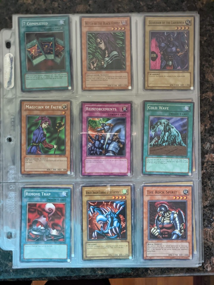 1996 1st gen first Yu-Gi-Oh YUGIOH Trading Card Game Lot of 80 cards L ...