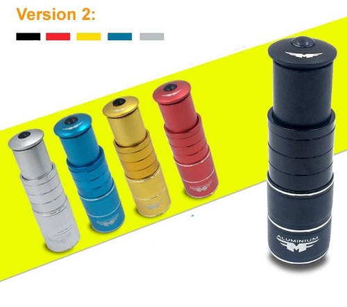 28.6mm Bike Head Tube Extender Bicycle Stem Raiser to Enhance Handlebar ...