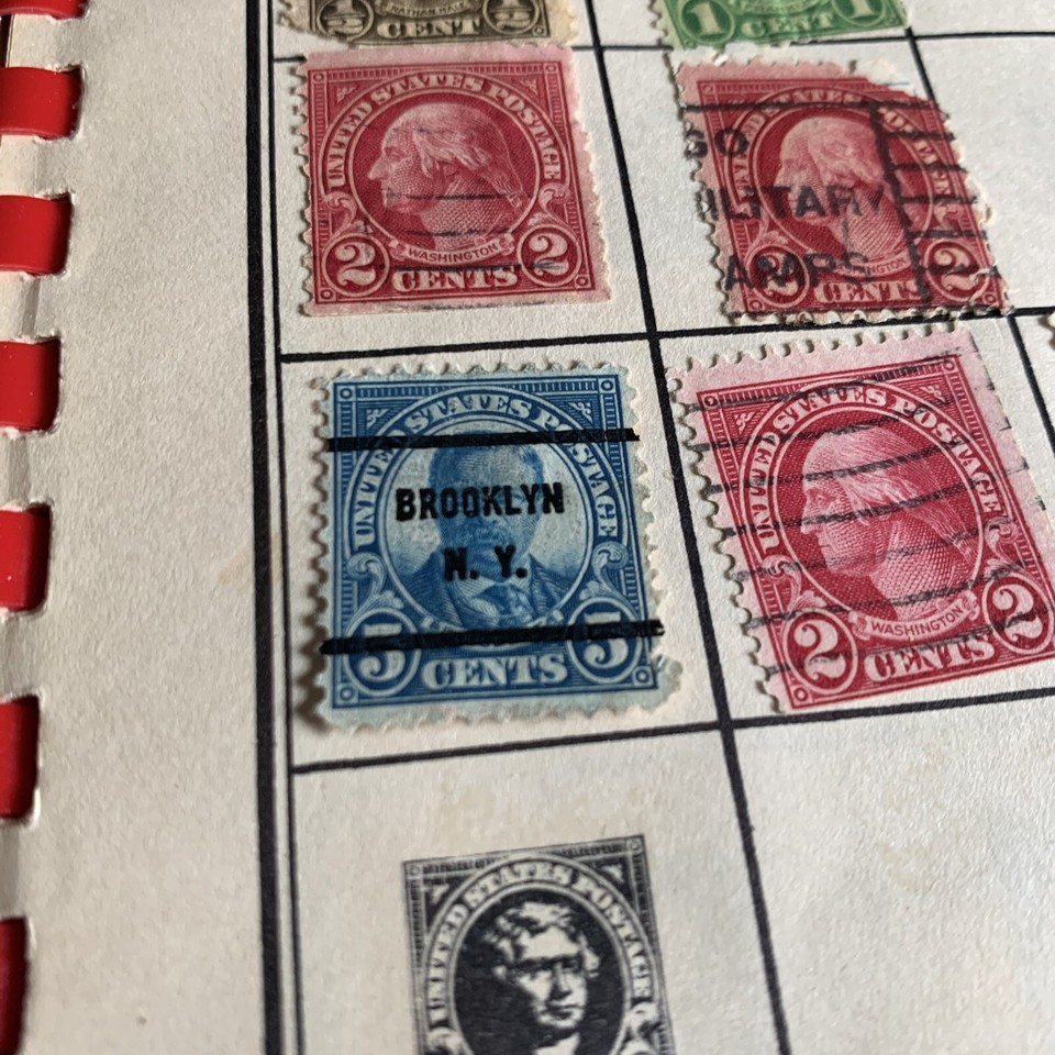 1922 THEODORE ROOSEVELT Five Cents 5c Blue US POSTAGE STAMP w ...