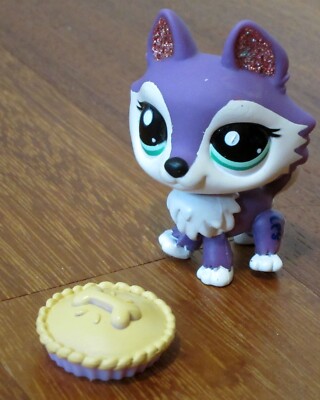 ~ HASBRO Littlest Pet Shop LPS Glitzer Sparkle Husky Hund #2297 mit ...