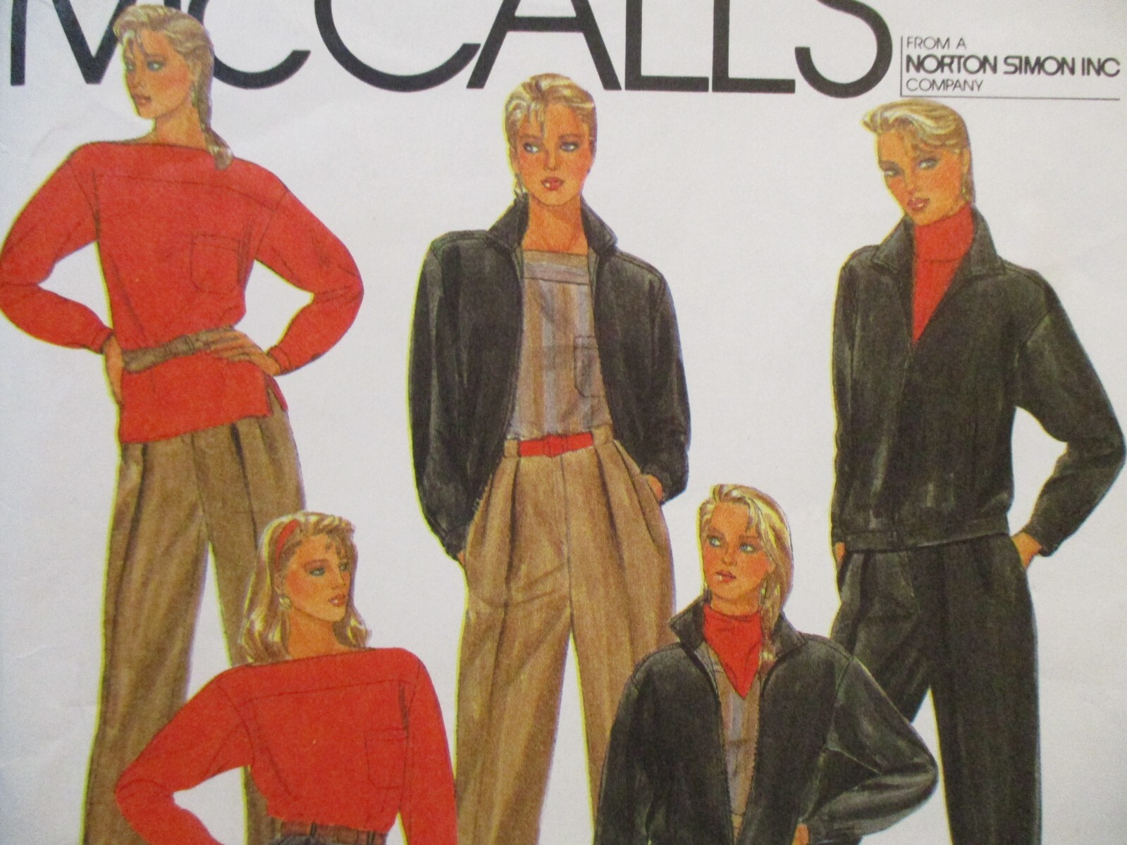 McCall's Pattern 8191 Miss Sz 10 Jacket Top Skirt Pants Cut Complete ...