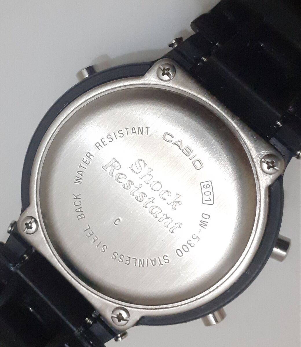 Vintage Casio G-shock Dw-5300 901 Module 200m Alarm Chrono Vintage Casio G-shock Dw-5300 901 Module 200m Alarm Chrono