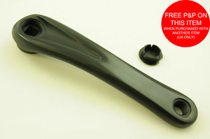 Bike Cycle Alloy Square Taper Left Hand Crank/Pedal Arm 170mm Alloy ...
