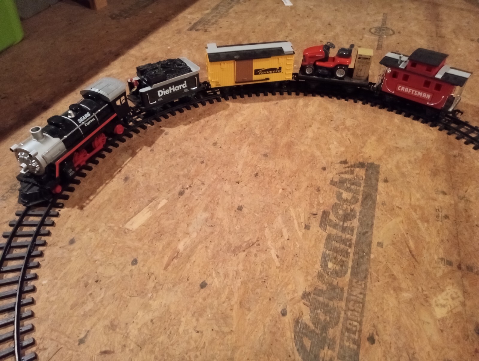 G Scale Sears Express My First Craftsman RC Model Train Set +1 train ...