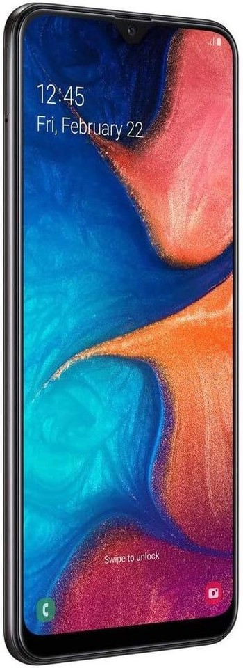 GSM UNLOCKED Samsung Galaxy A20 SM-A205U 6.4" 32GB 3GB RAM Black ...