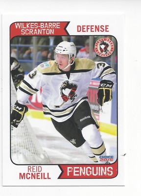 2014-15 Wilkes-Barre/Scranton Penguins (AHL) Reid McNeill | eBay