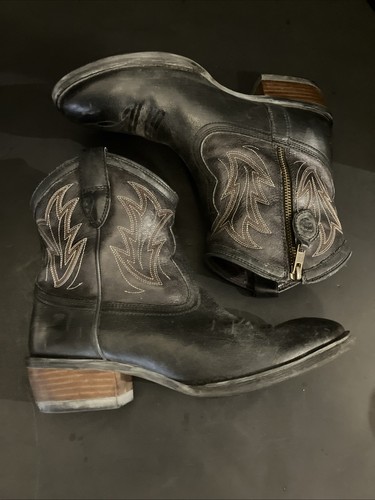 ARIAT Unbridled 10007965 Gray/Black Leather Western Cowgirl Boot Women ...