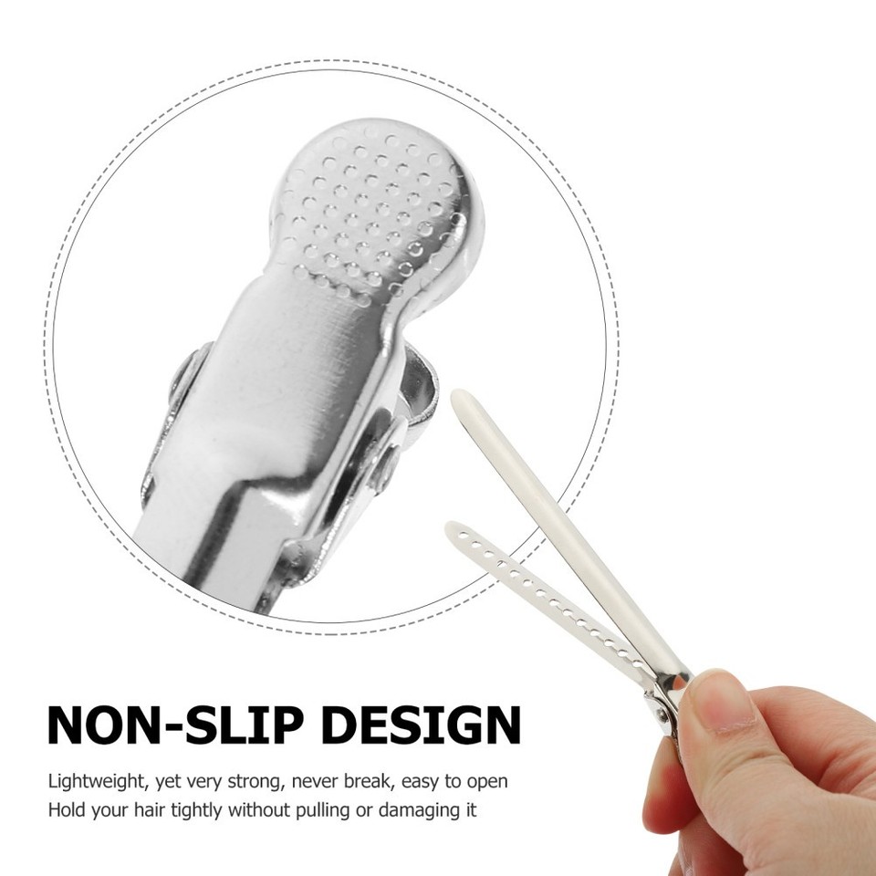 12pcs Hairdressing Metal Hair Clips Sectioning Barber Clips Hair ...