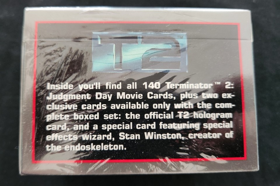 T2 OFFICIAL TERMINATOR 2 JUDGMENT DAY MOVIE CARDS FACTORY SET factory ...