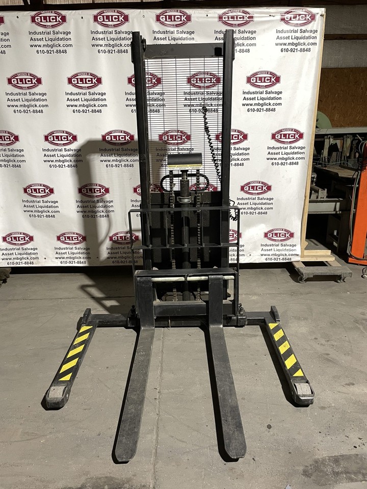 Vestil SL-63-AA Electric Pallet Stacker/Walkie Forklift 2000lbs 12V | eBay