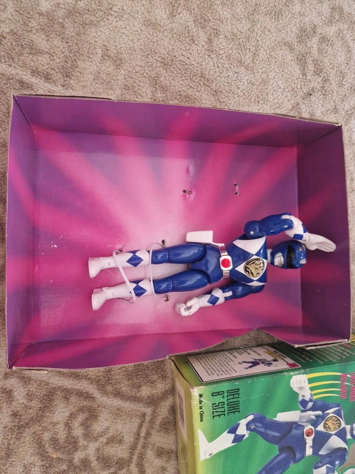 Bandai Power Rangers Flip Head And Karate Chop Blue | eBay