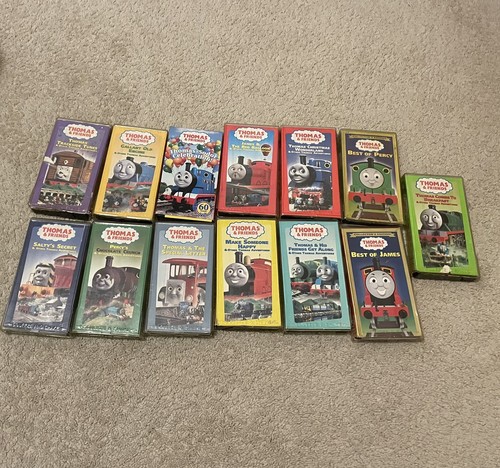 Lot of 13 VHS Thomas The Tank Engine and Friends Train TV Show Vintage ...