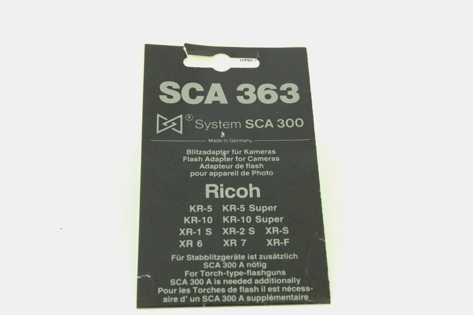 Metz SCA 363 Blitzadapter flash adapter System SCA 300 Ricoh (12042310 ...