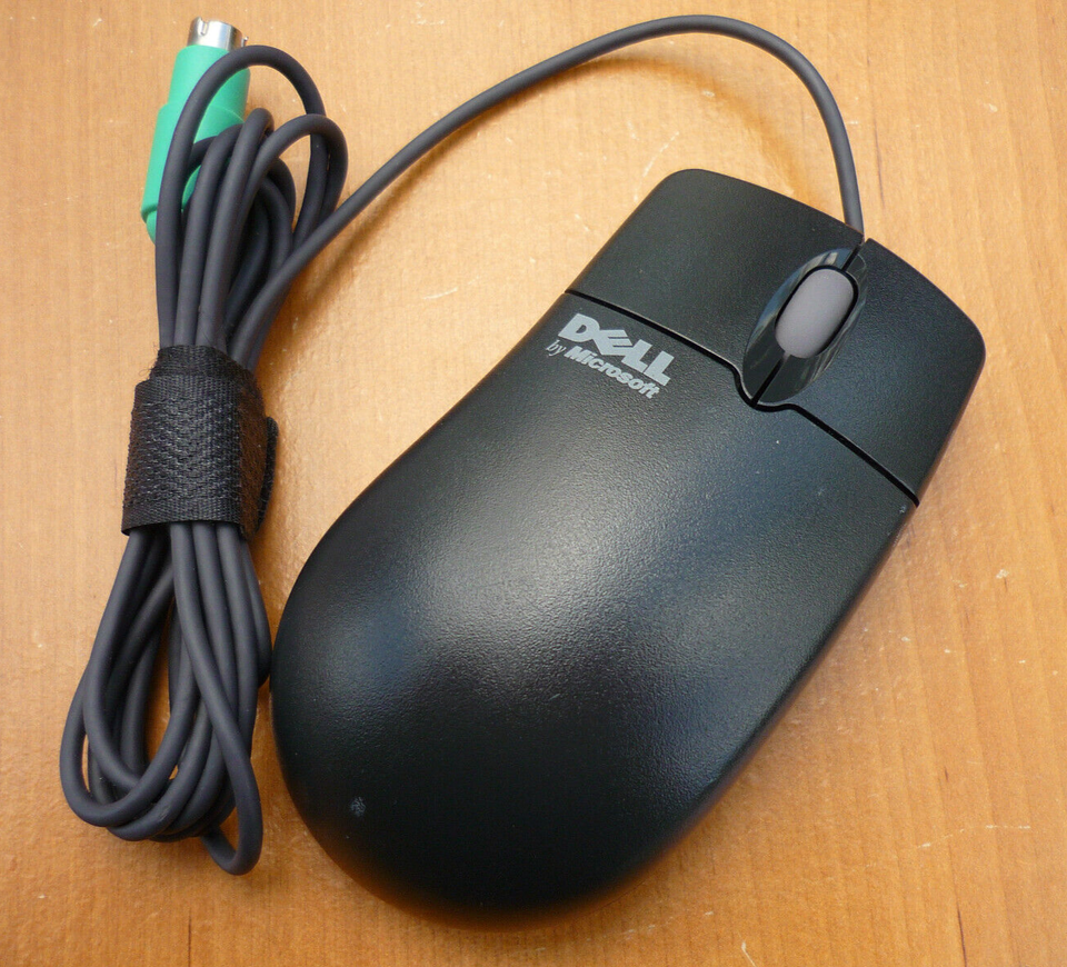 Vintage Dell Microsoft IntelliMouse 1.3A Mechanical Ball Mouse ...