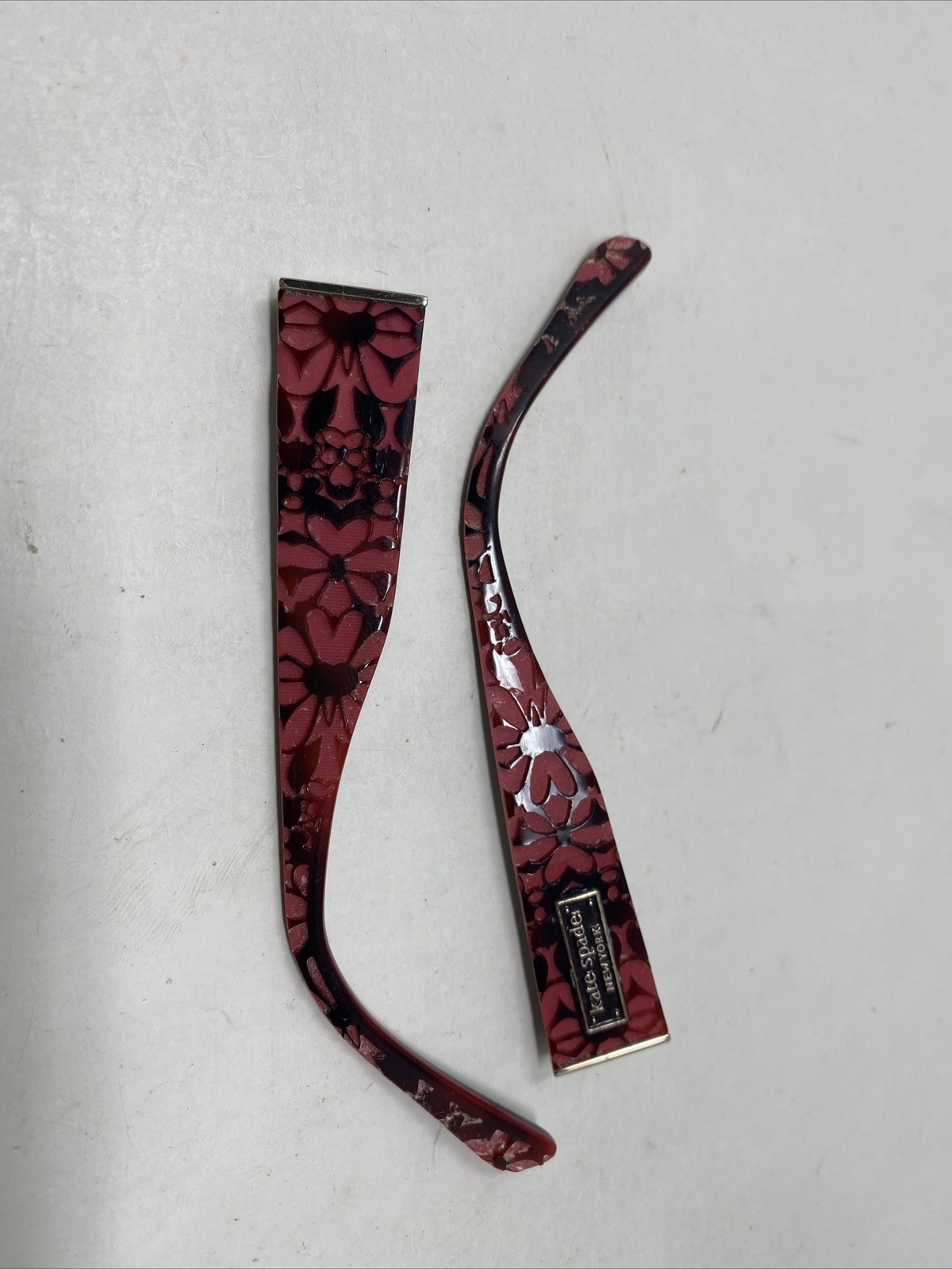 KATE SPADE FREDA/S Y6 130mm BURGUNDY TEMPLE ARM PARTS CV68 | eBay