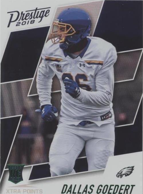 2018 Panini Prestige - Rookie Dallas Goedert #257 Xtra Points Green (RC ...