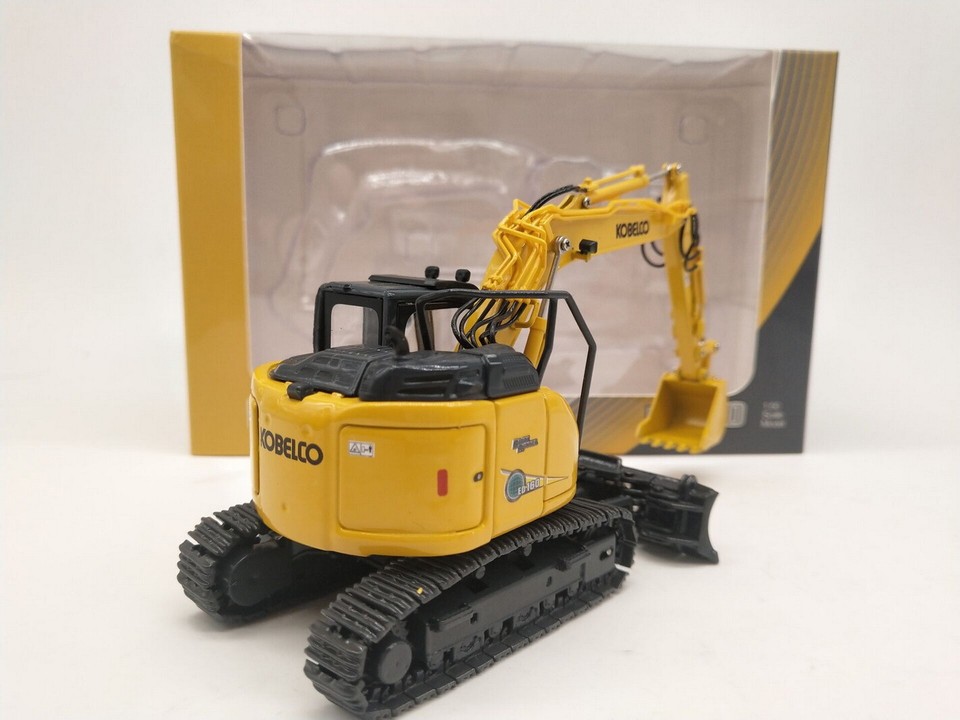 ROS 1/50 KOBELCO ED160BR-5 Ultra Small Round Excavator Yellow Diecast ...