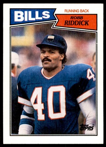 1987 Topps Robb Riddick Rookie Buffalo Bills #363 | eBay