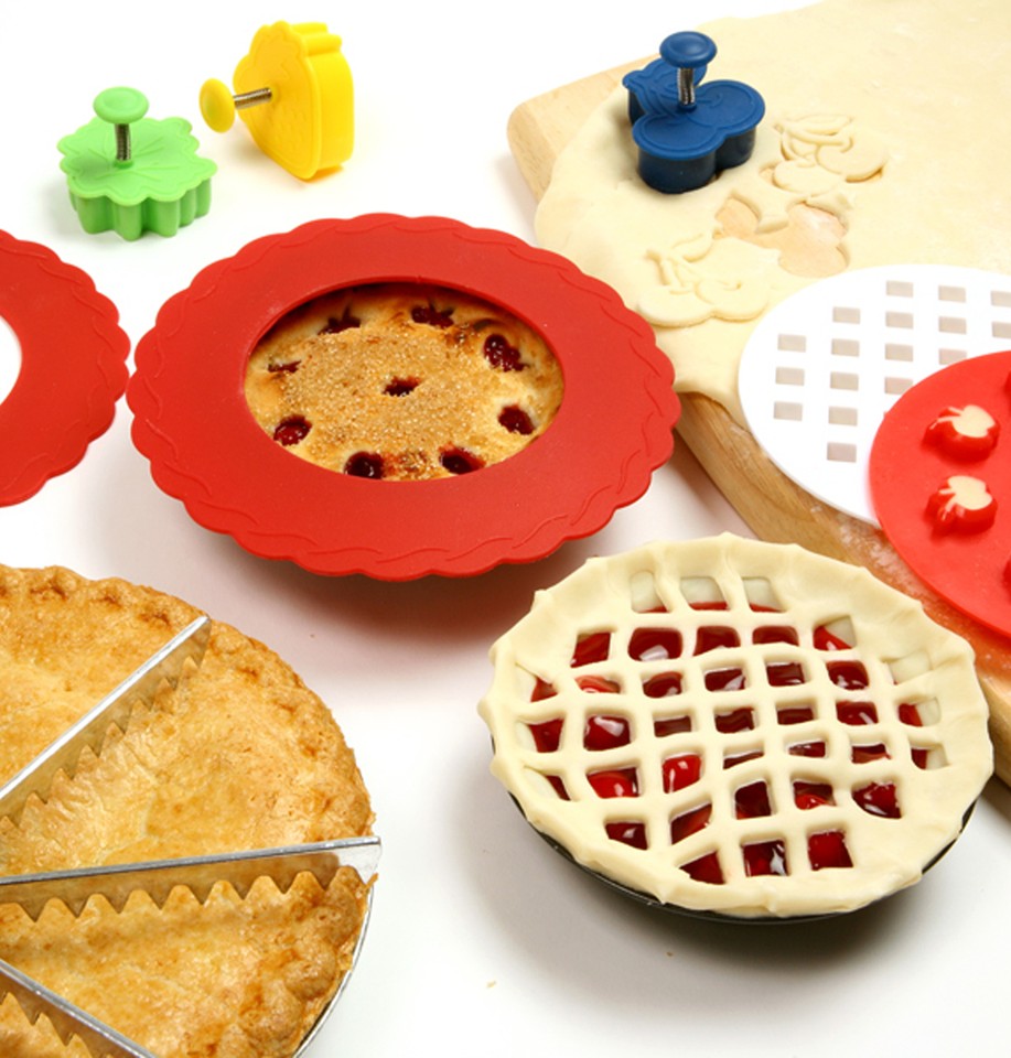 Norpro Silicone Mini Pie Crust Shields - 4 PC Set | eBay