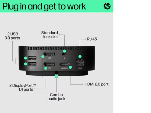 HP Dock G5 USB-C Docking Station L75125 | eBay