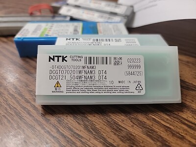 NTK Carbide Turning Inserts With .004" Nose Radius | eBay