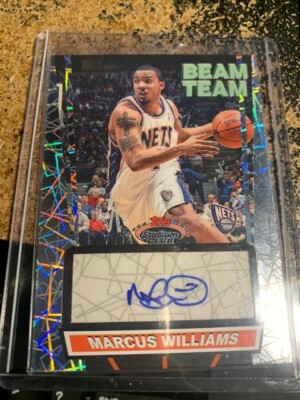 2007-08 STADIUM CLUB MARCUS WILLIAMS BEAM TEAM AUTOGRAPH | eBay