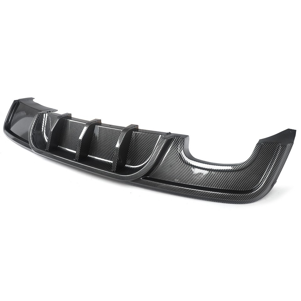 For BMW E82 128i 135i M Sport 2007-13 Carbon Look Rear Diffuser Lip ...