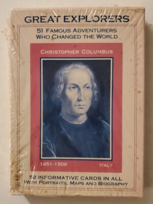 GREAT EXPLORERS 51 famous adventures who changed the world(card set) | eBay