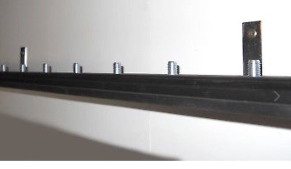 12 BEER TAP HANDLE DISPLAY RACK WALL MOUNTED 36” INCLUDES MOUNTING ...