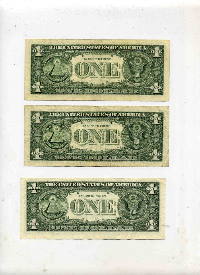 3 bills with 2013 B - Star Note Dollar - duplicates | eBay