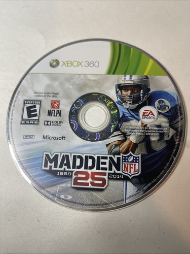 Madden NFL 25 (Microsoft Xbox 360, 2013) Disc Only TESTED 14633730555 ...