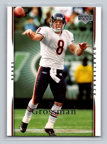 Rex Grossman #29 2007 Upper Deck Chicago Bears | eBay