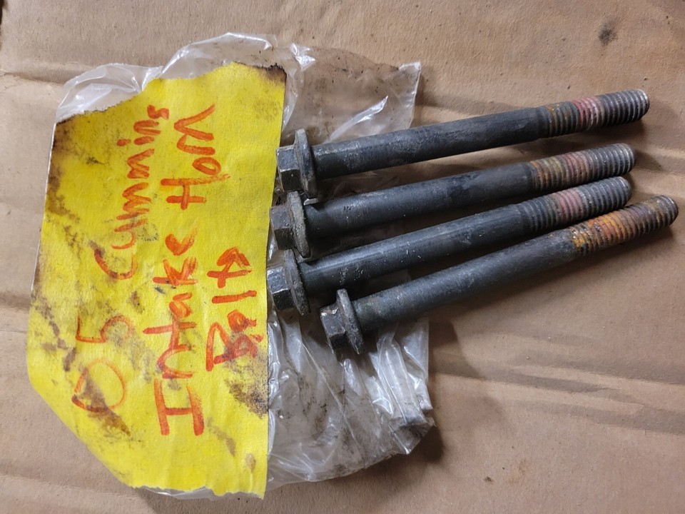 Cummins Intake Horn manifold heater grid MOUNTING BOLTS diesel 5.9L 24v ...