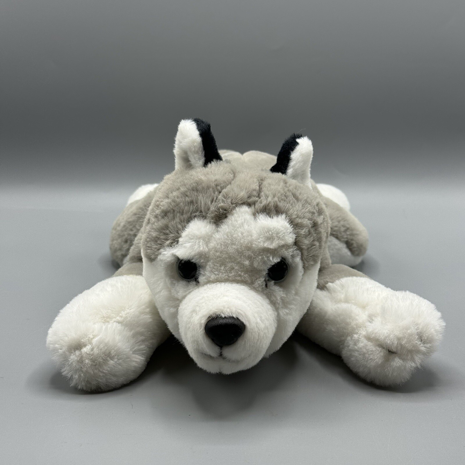 FAO Schwarz Adopt-A-Pet Husky Wolf Dog Plush Stuffed Animal 16" | eBay