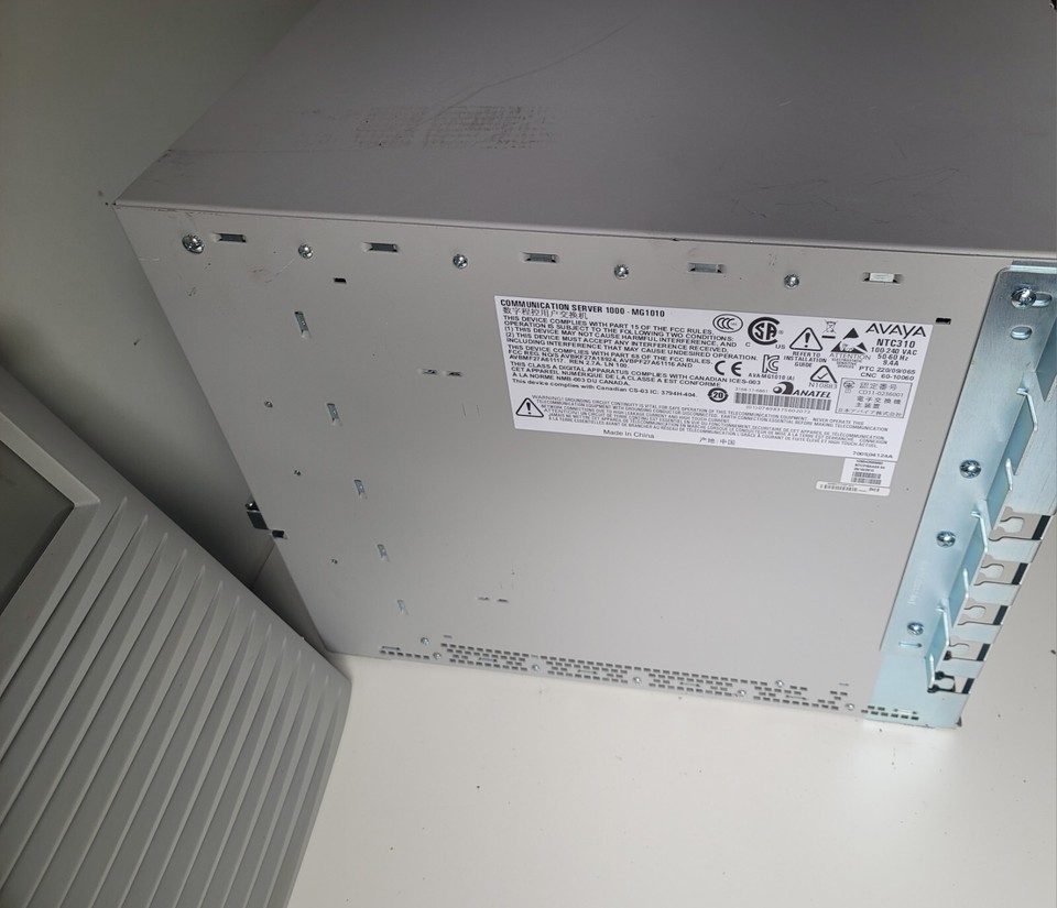 Nortel AVAYA NTC310 Communication Server 1000 ~ MG1010 w/MODULES ...