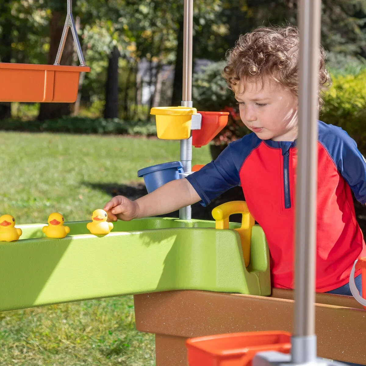 PLAYHOUSE STEP 2 TWO CHILDRENS WATER PLAY TABLE PLAYSET FUN OUTDOOR ...