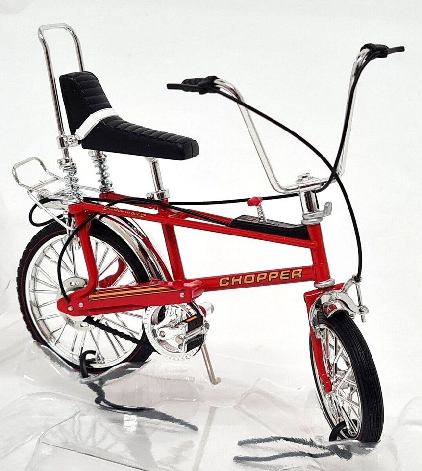 Toyway 1/12 - Chopper MK2 Model Bicycle Red Retro 70's Bike The Hot One | eBay