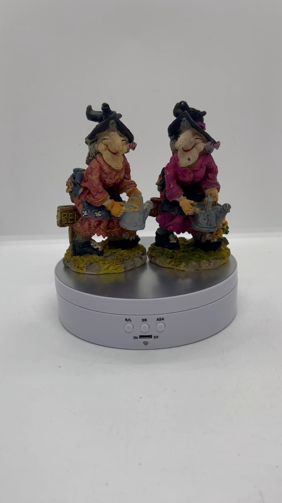 Pair of Witches Resin Figurines | eBay