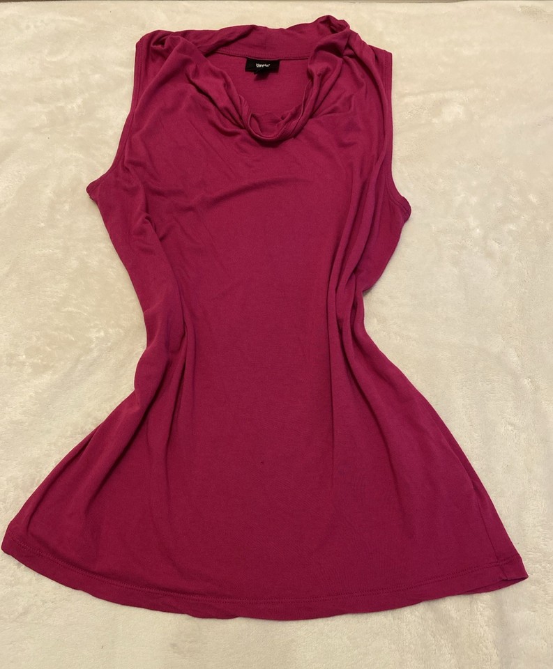 Mossimo Cowl Neck Sleeveless Top. Bright Pink. Size Small | eBay