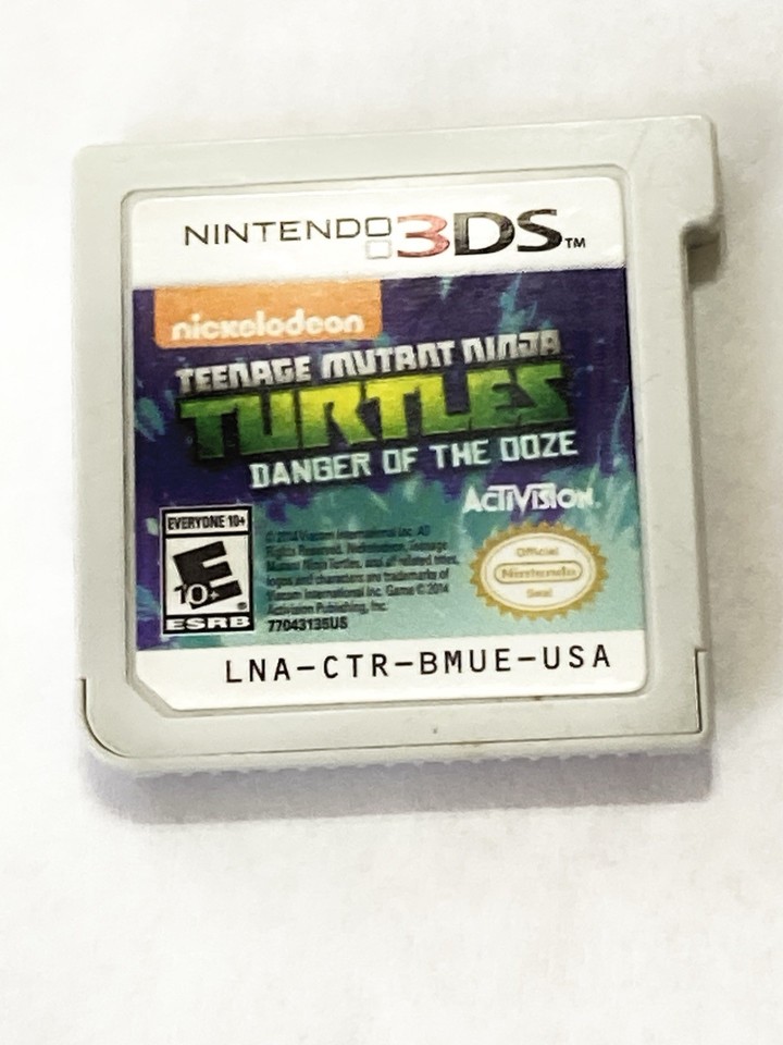 Three Nintendo 3DS Game Cartridges Teenage Mutant Ninja Turtles Tested ...