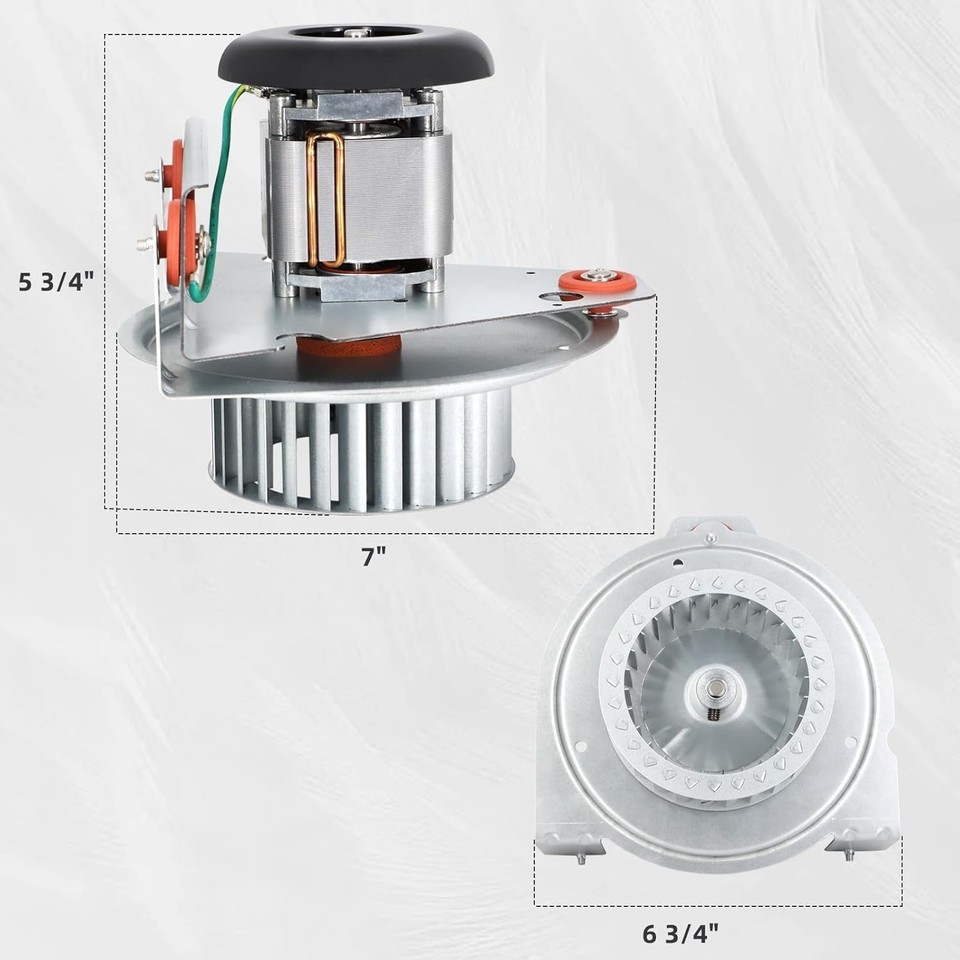 HC21ZE117-B HC21ZE117 Furnace Draft Inducer Blower Motor Kit for JAKEL ...