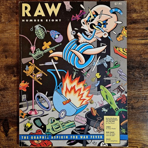 Raw Magazine #8 {1986) Art Spiegelman (Final Issue) [Maus Insert Intact ...