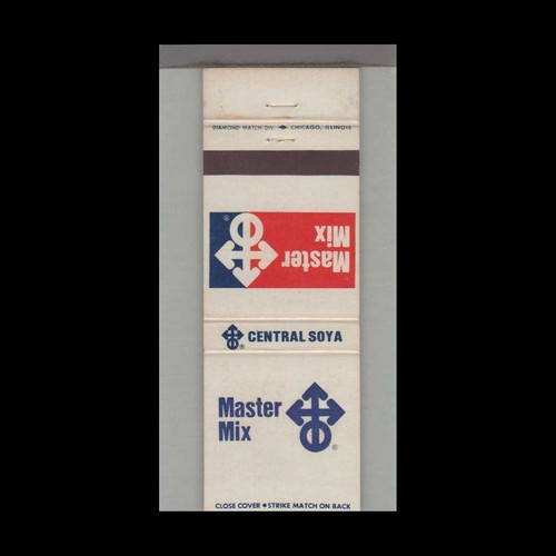 Matchbook Cover - Feed & Seed - Master Mix - Central Soya | eBay