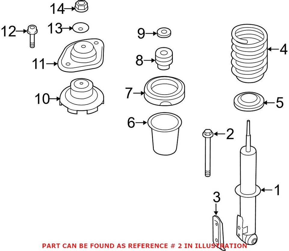 Genuine OEM Suspension Strut Bolt for Mini 33326771715 | eBay