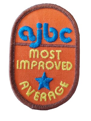 Vintage Bowling Patch AJBC MOST IMPROVED AVERAGE | eBay