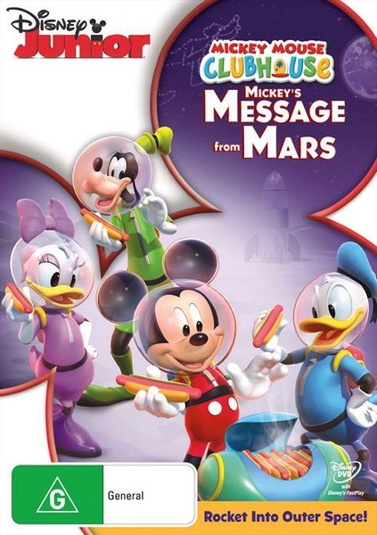 Mickey Mouse Clubhouse-Mickey's Message from Mars (DVD, 2010) for sale ...