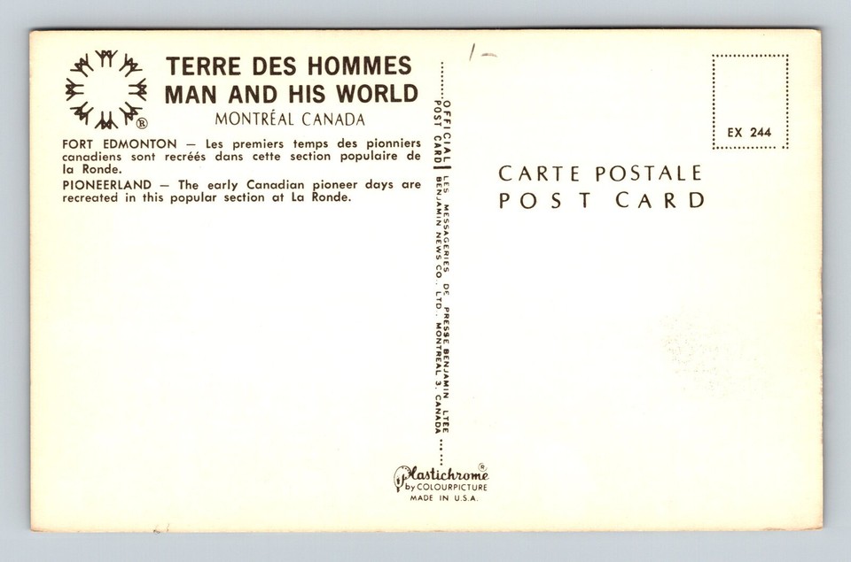Pioneerland La Ronde Fort Edmonton Man & His World Montreal,QC CA ...
