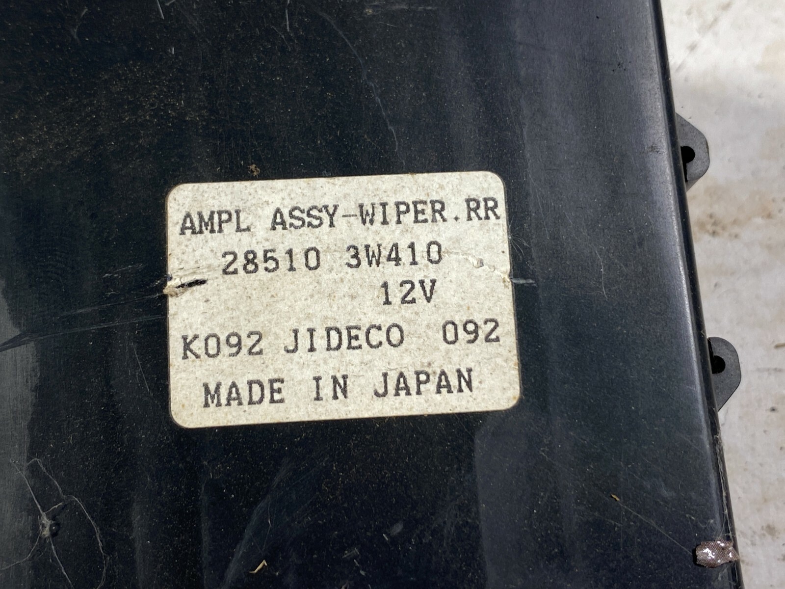 01-03 INFINTI QX4 REAR WIPER AMPLIFIER RELAY OEM 28510-3W410 OE2 | eBay