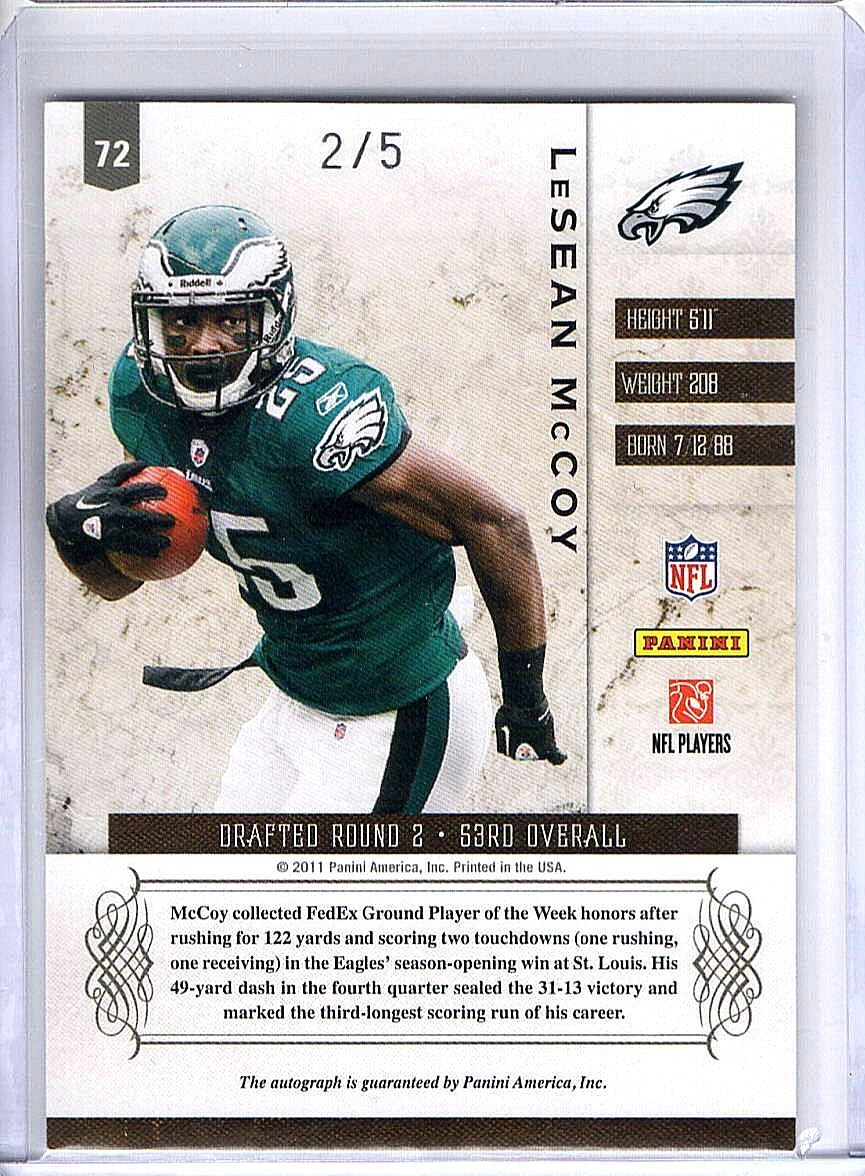 Lesean Mccoy 2011